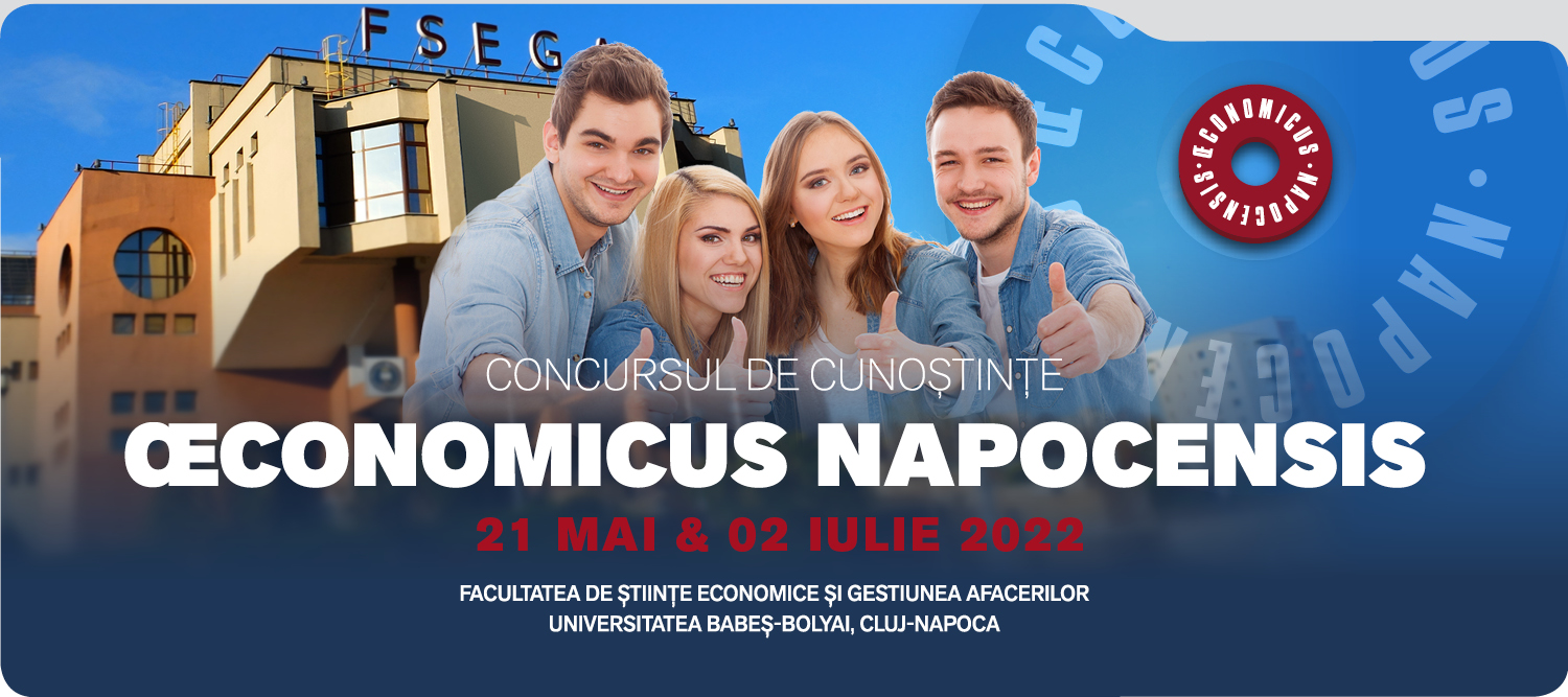 FSEGA - Facultatea de Stiinte Economice si Gestiunea Afacerilor, UBB ...