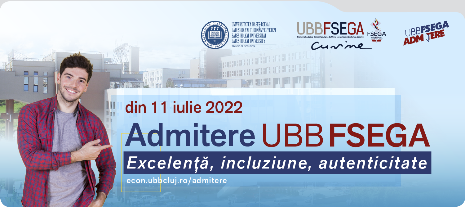 FSEGA - Facultatea de Stiinte Economice si Gestiunea Afacerilor, UBB ...